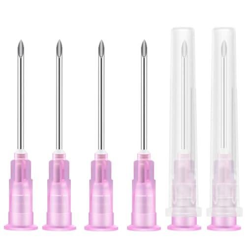 100 Pack of 18 Gauge 1 Inch Luer Lock Needles