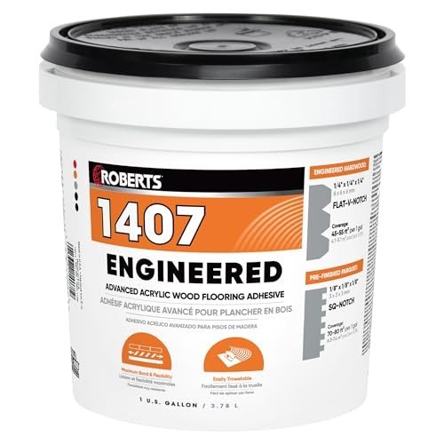 ROBERTS 1407-1 Wood Flooring Adhesive - Strong & Reliable