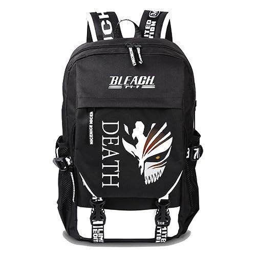 Bleach Anime Laptop Backpack with USB Charger