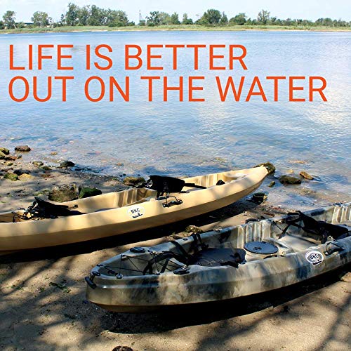 BKC Tandem Fishing Kayak Bundle with Paddles