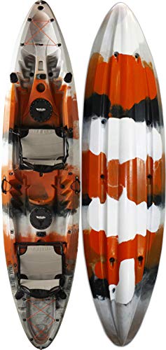 Vanhunks Voyager Deluxe 12ft Kayak - Orange: Quality Craftsmanship