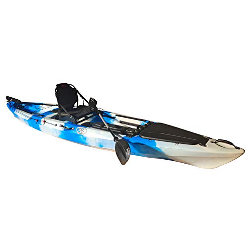 BKC FK13 Angler Solo Kayak with Back Support
