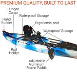 BKC FK13 Angler Solo Kayak with Back Support