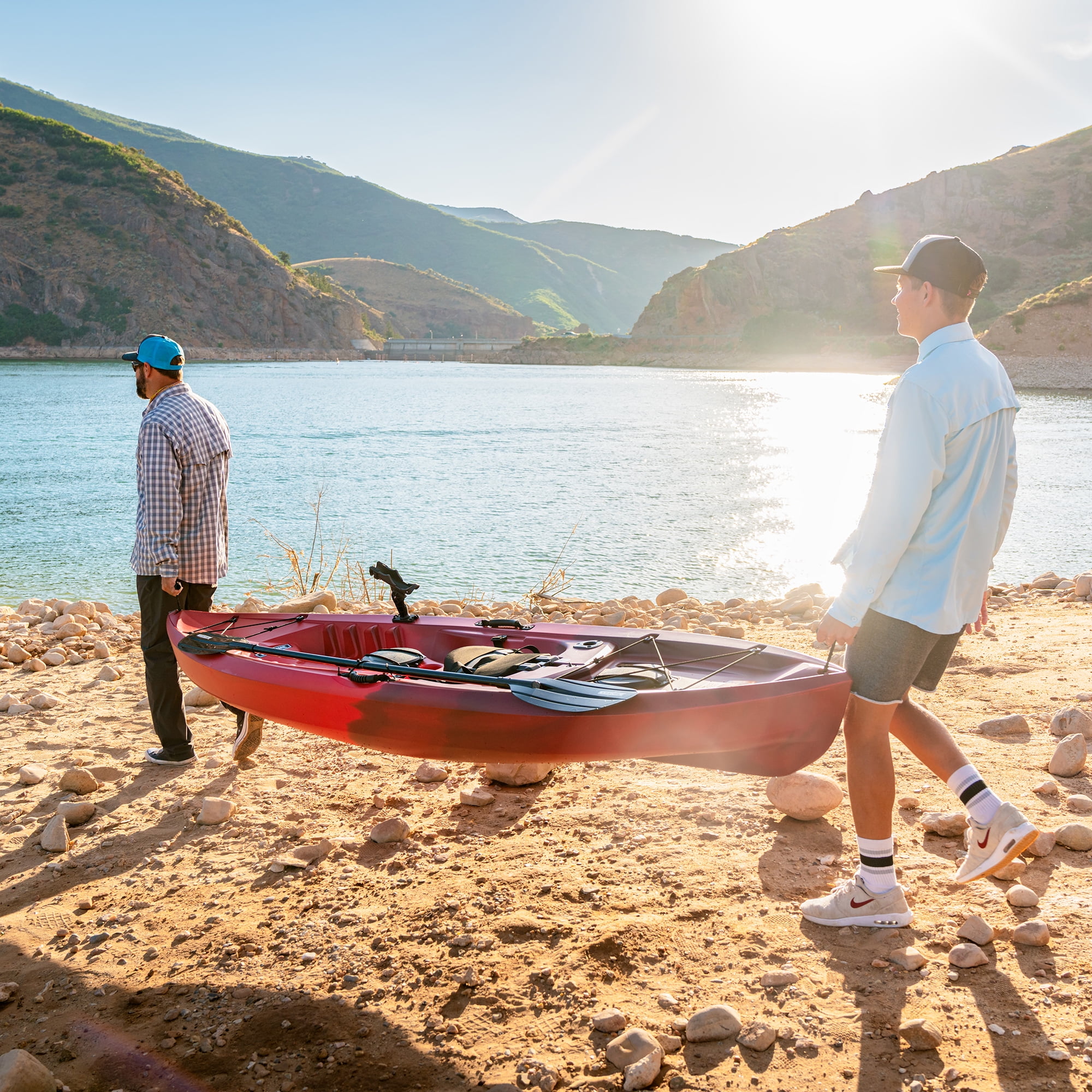 Lifetime Tamarack 10 ft. Fishing Kayak - Volcano Fusion