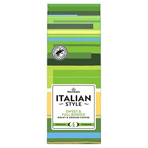 Morrisons Italian Roast Ground Coffee 454g - Rich Flavor