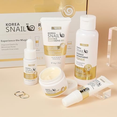 LAIKOU Snail Mucin Skincare Set for Everyone