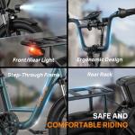 URLIFE 20" Fat Tire Electric Bike for Adults