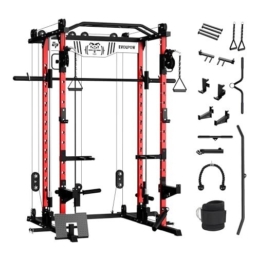 EVOLPOW M2D Smith Machine & LAT Pull Down