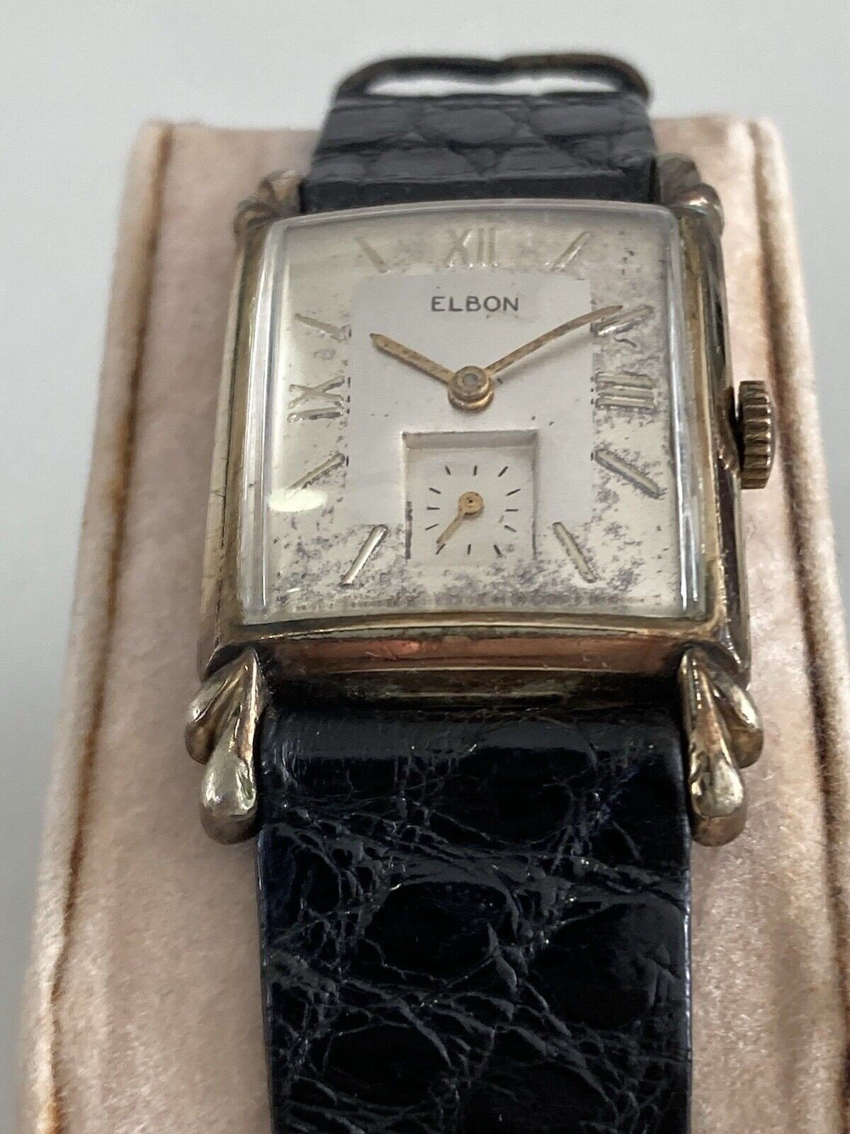 Stylish Art Deco Vintage Elbon Manual Wind Watch