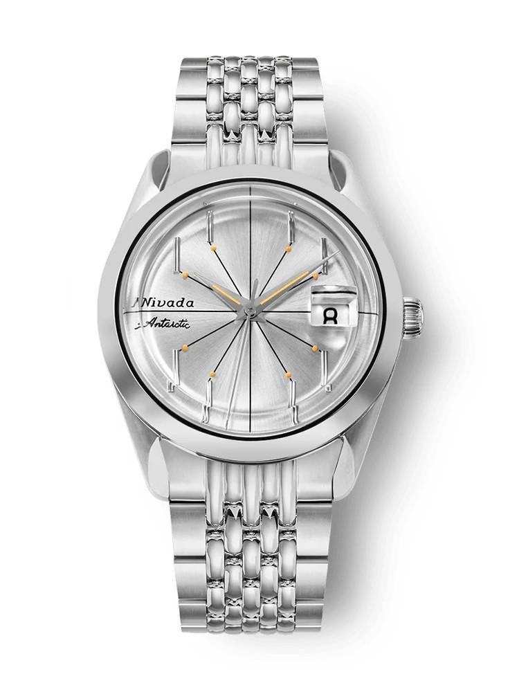 Nivada Grenchen Antarctic Spider 39mm Vintage Watch