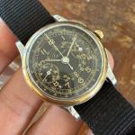 1940s Swiss WWII Landeron Military Chronograph Watch