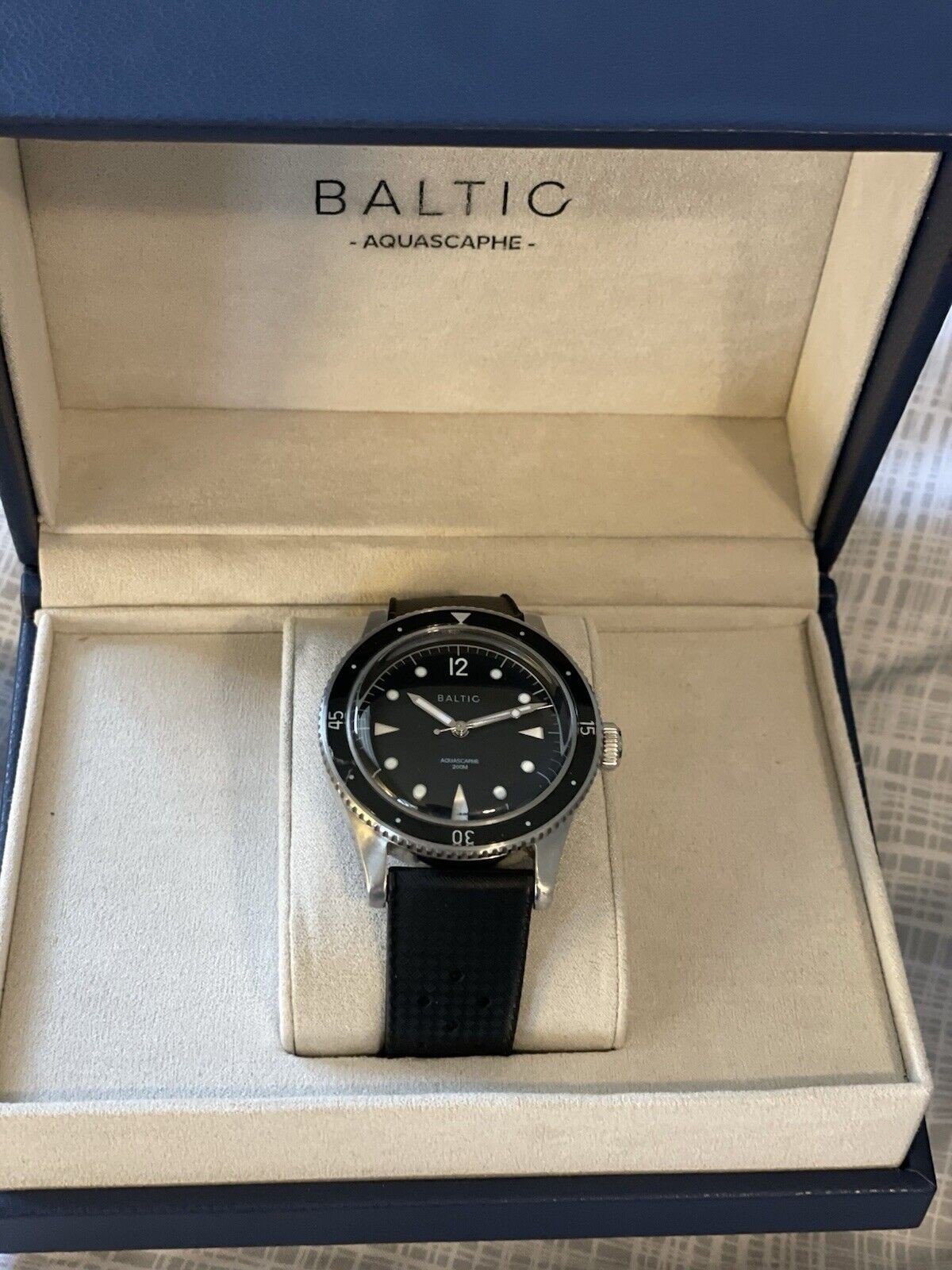 Baltic Aquascaphe Classic 38mm Dive Watch - Vintage Charm