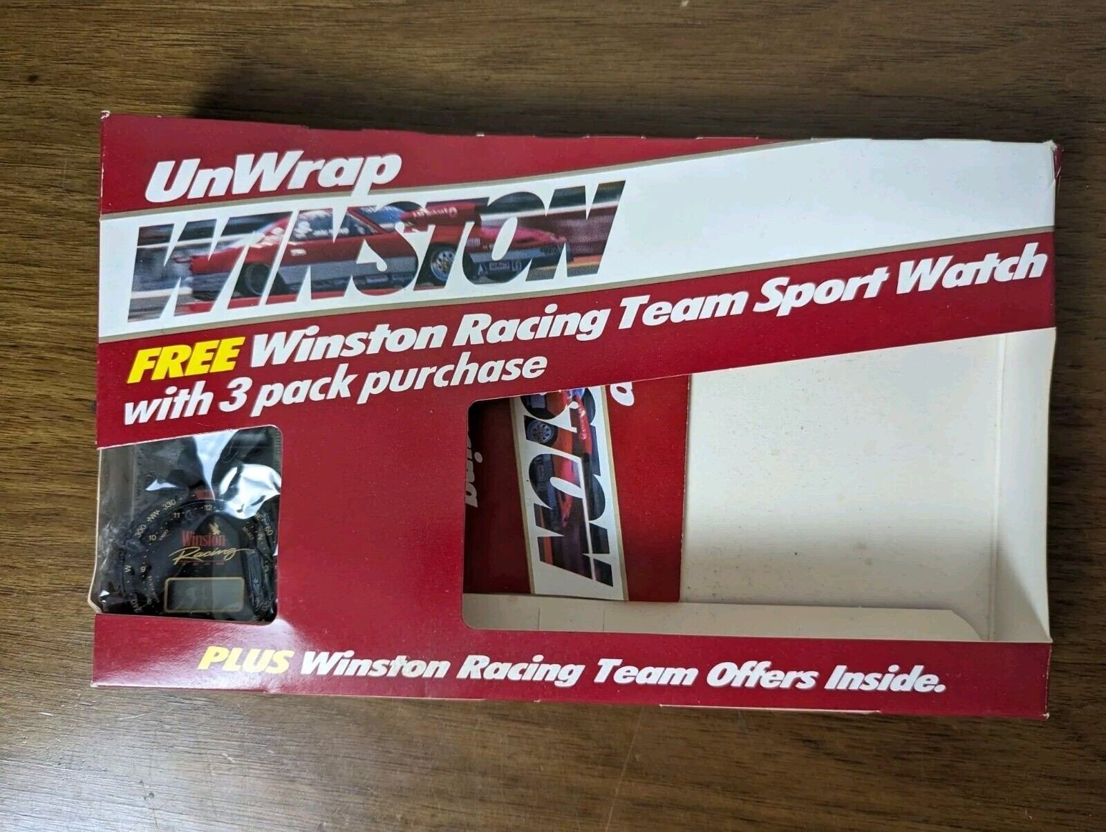 Vintage Winston Racing Team Digital Wristwatch - Shop Now!