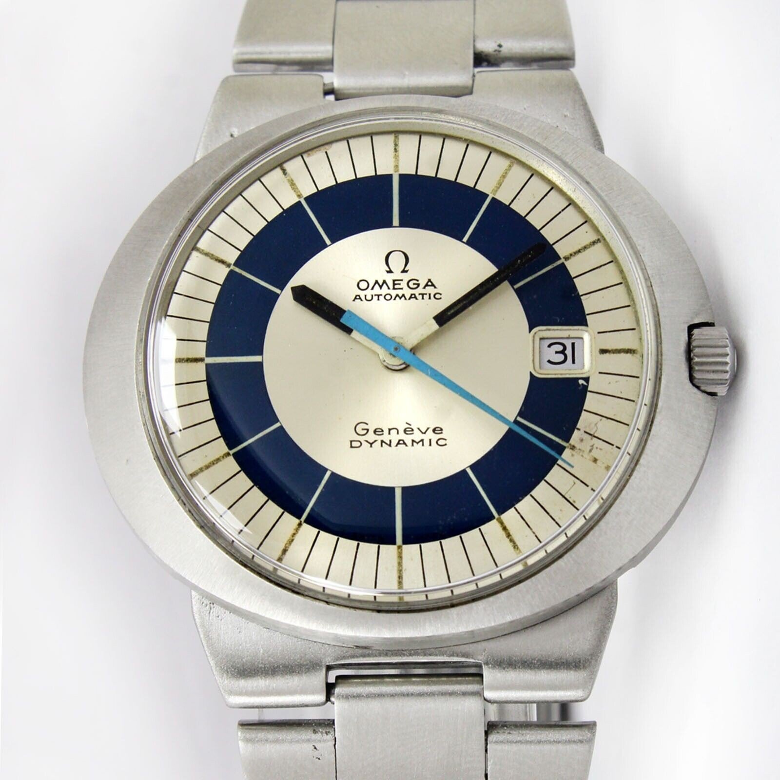 Omega Geneve Dynamic Silver Dial Automatic Watch
