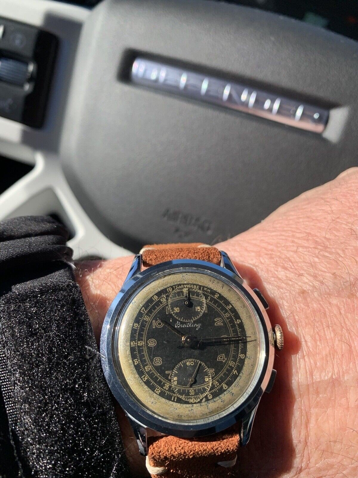 Breitling Venus 170 Cal. Vintage Chronograph Watch