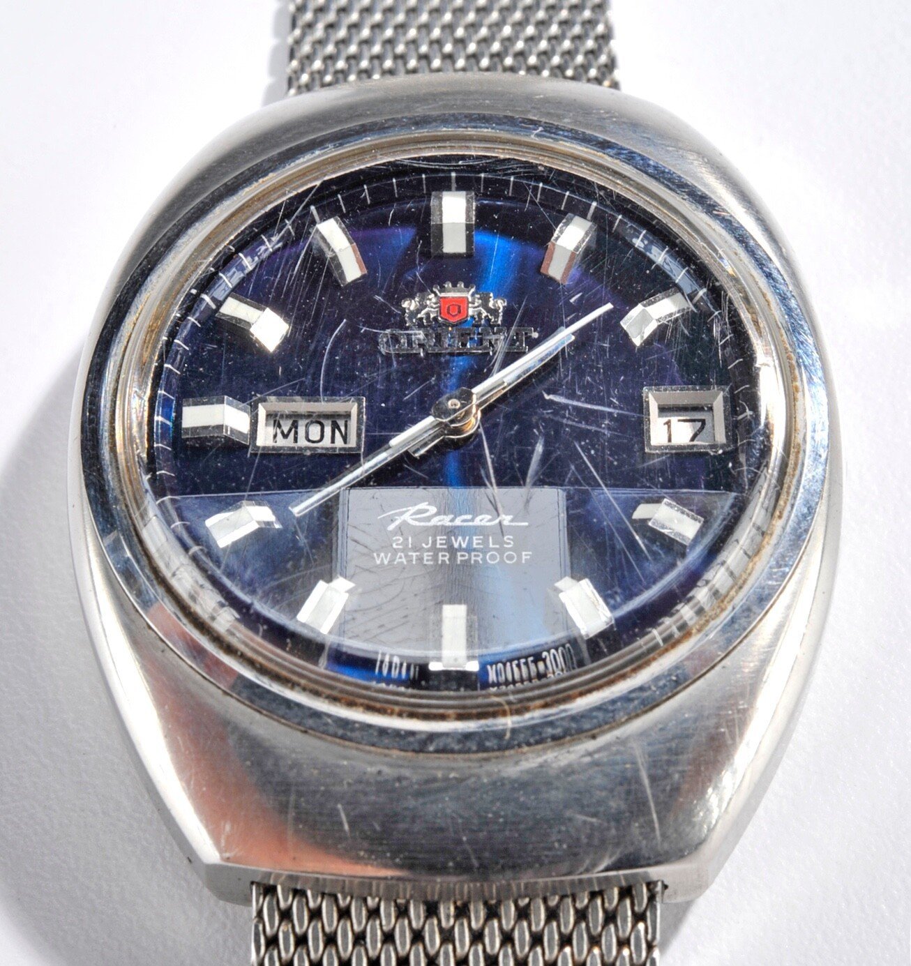 Shop Vintage Orient Automatic Racer Day-Date Watch