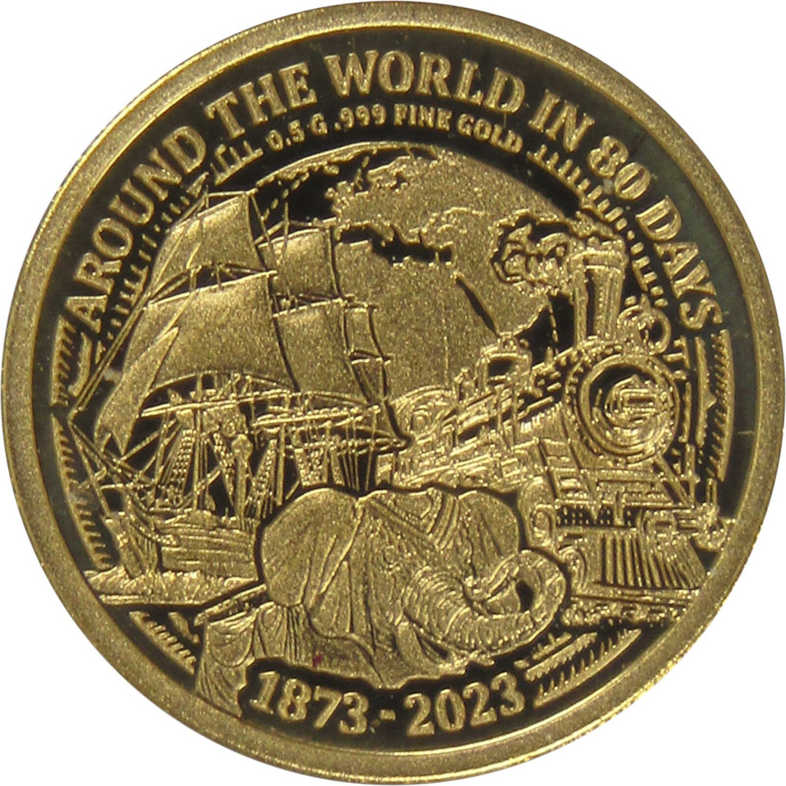 80 Days Gold 100 Francs CFA Proof Coin