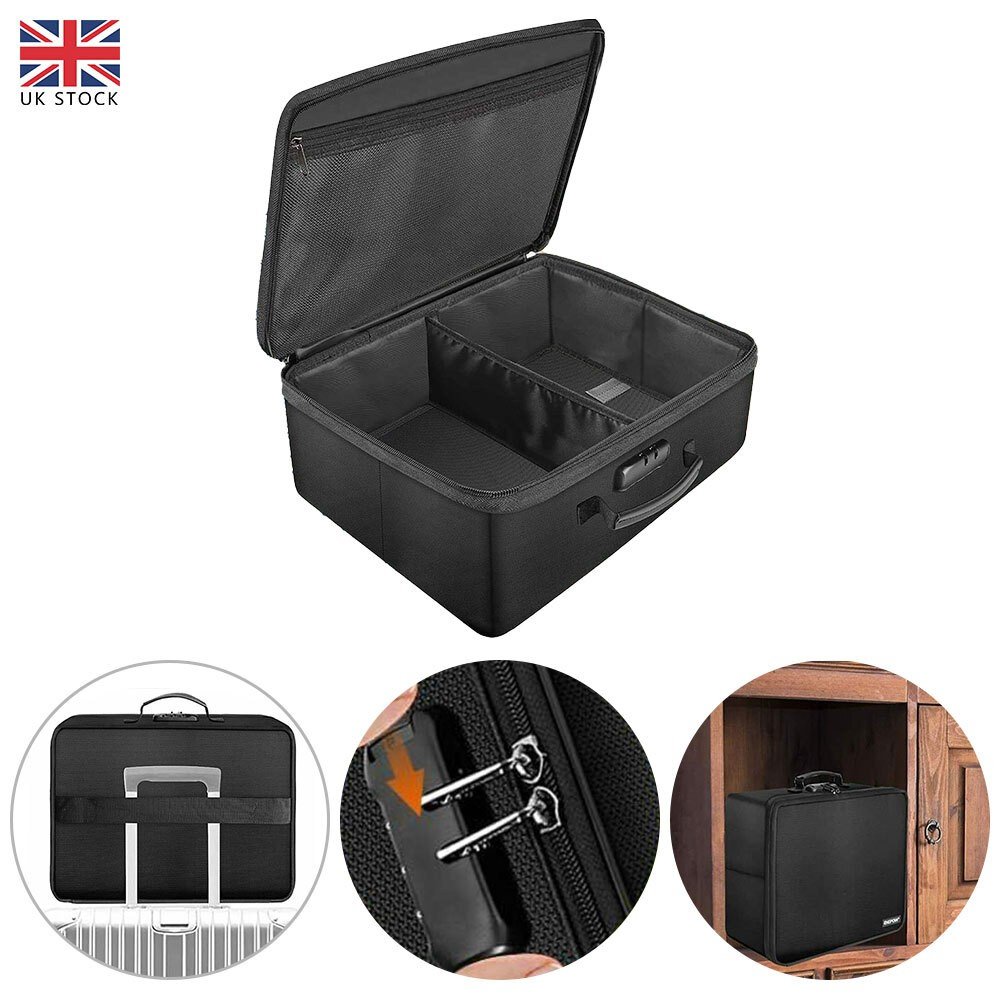 Fireproof Lockable Document Organizer for Home Security