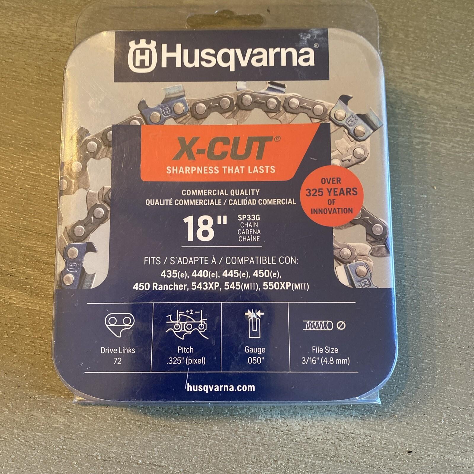 Husqvarna X-Cut SP33G 18” Chainsaw Chain