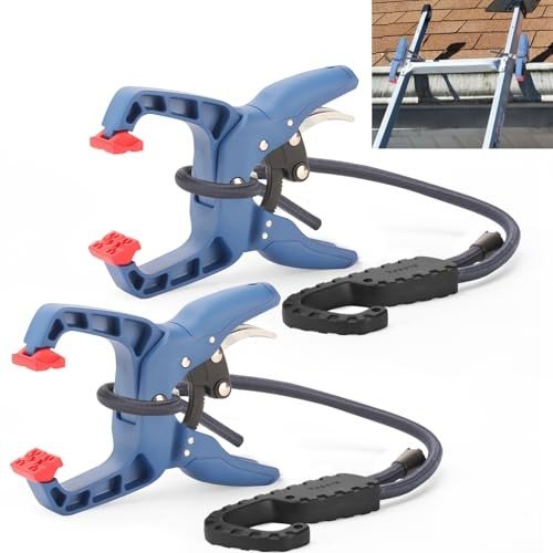 Secure Ladder Stabilizer Clamps for Safe Gutter Use