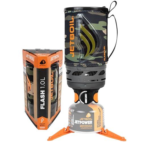 Jetboil Flash 1.0L Stove: Fast Boil for Camping
