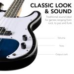 Affordable Beginner 4-String Electric Bass Guitar
