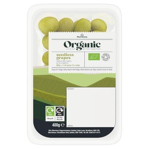 Fresh Organic Grapes - 400g Pack for Snacking
