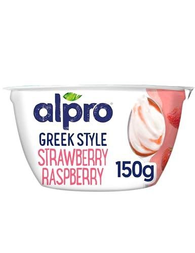 Alpro Strawberry & Raspberry Plant-Based Yogurt 150g
