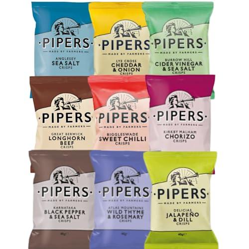 Shop Pipers Crisps Mixed Case - 8 Flavors