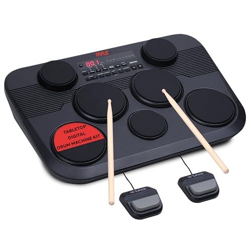 Compact Pyle Electronic Tabletop Drum Kit – Perfect Beat!