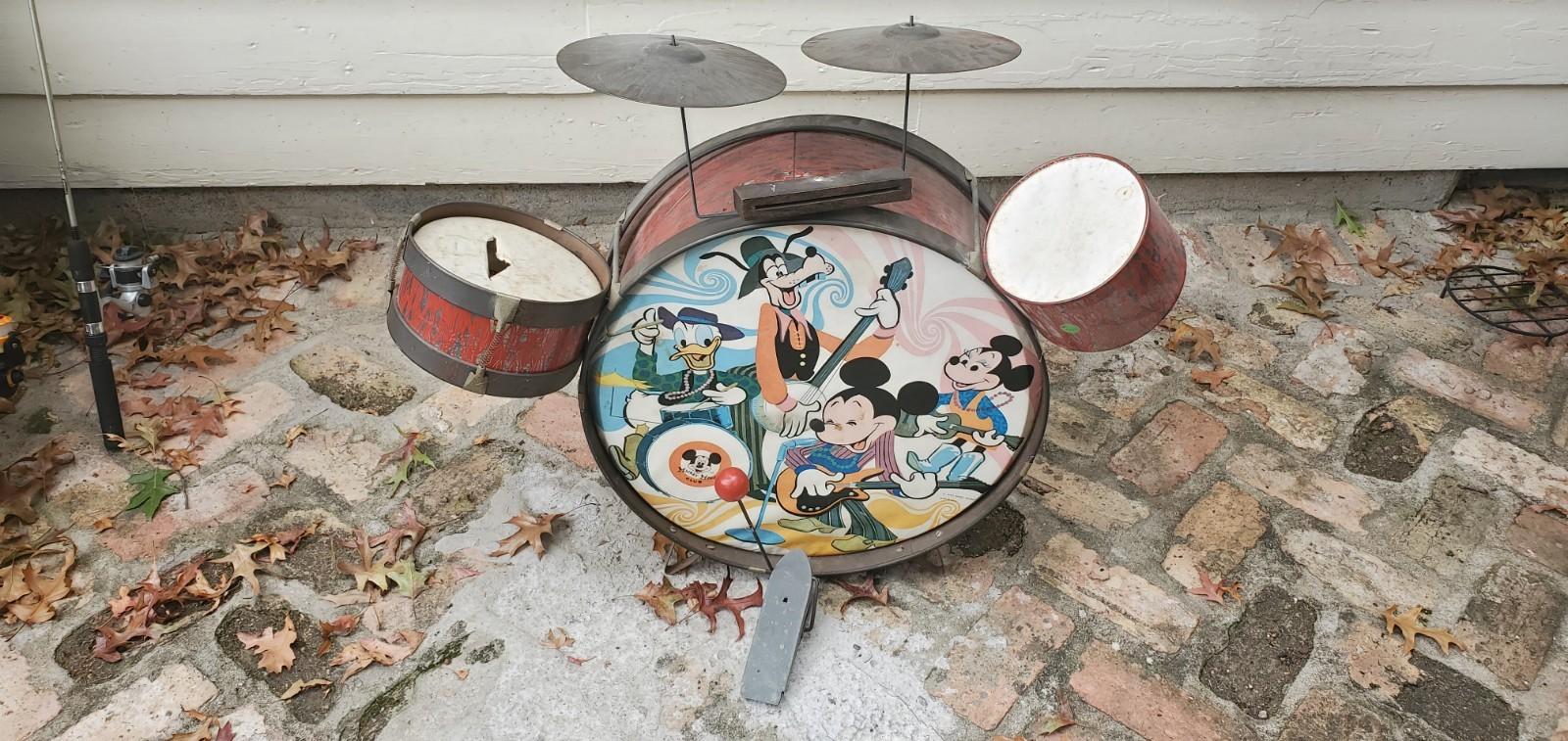 Mickey Mouse Club Vintage Rocket Drum Set