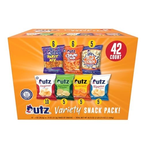 Utz Variety Pack: Perfect Crunchy Snacks for Gamers