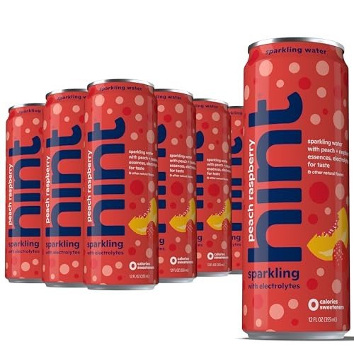 Peach Raspberry Sparkling Water - Gamer Fuel 12 Pack