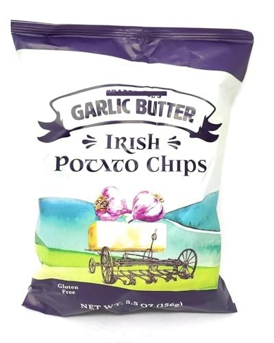 Delicious Garlic Butter Irish Potato Chips – 2 Pack