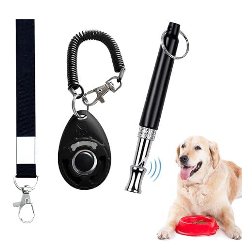 Train Your Dog Easily with Whistle & Clicker Set