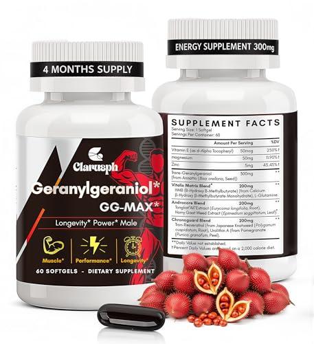 Boost Energy with Clarusph Geranylgeraniol Supplement