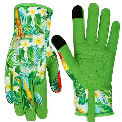 Durable Touch Screen Garden Gloves for Women