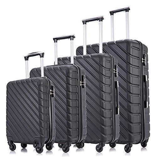 Apelila 4-Piece Hardshell Luggage Set with Spinners
