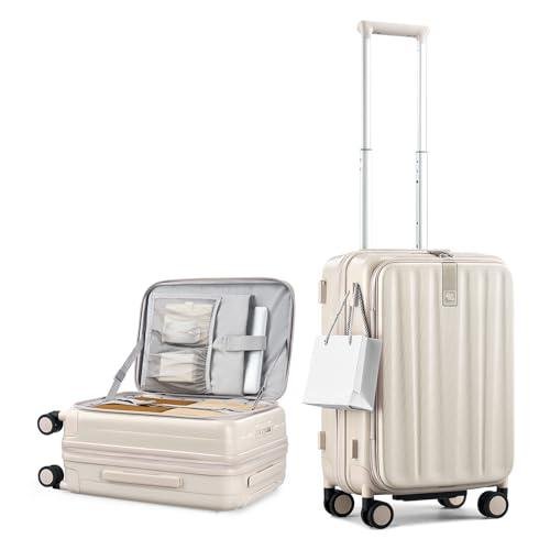 Hanke 20" Hard Shell Expandable Carry On Luggage