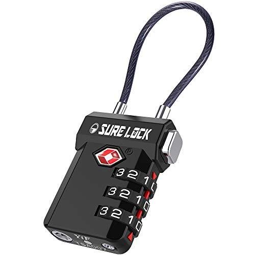 SURE LOCK TSA Approved Combination Lock for Travelers