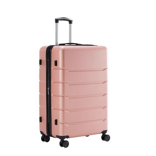 Stylish Pale Pink 20" Luggage with TSA Lock