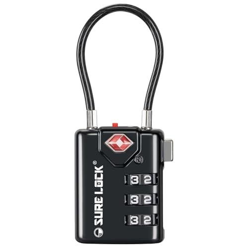 SURE LOCK TSA Luggage Locks with Indicator