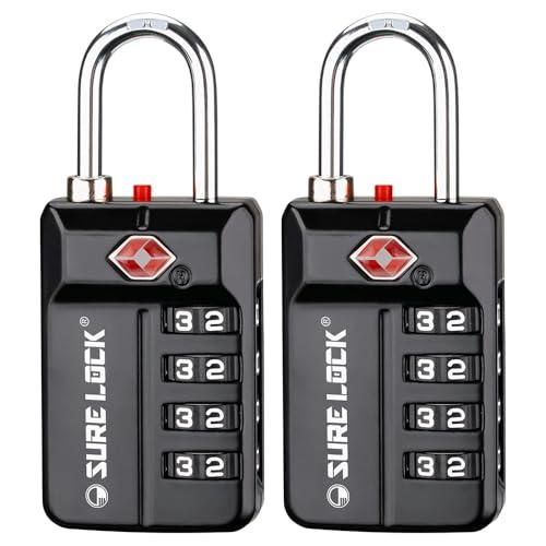 SURE LOCK TSA Approved 4-Digit Luggage Lock