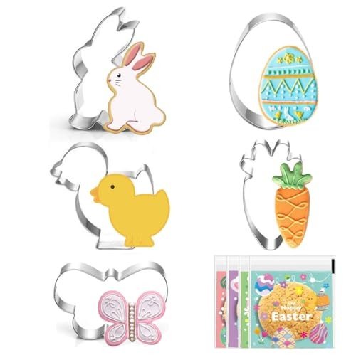 Easter Cookie Cutters Set: Fun Shapes for Kids