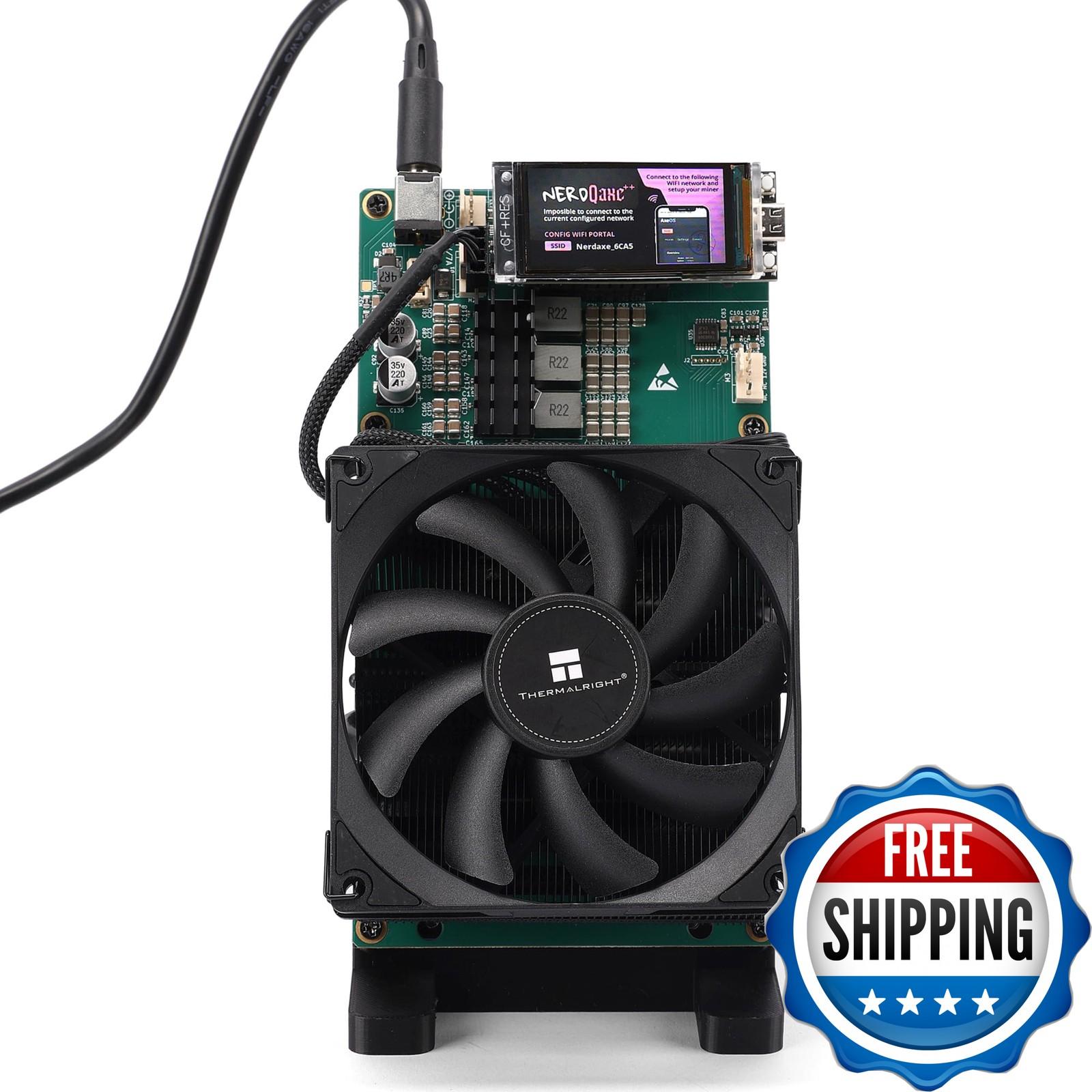 Nerdqaxe++ Bitcoin Solo Miner 4.8TH/s 75W