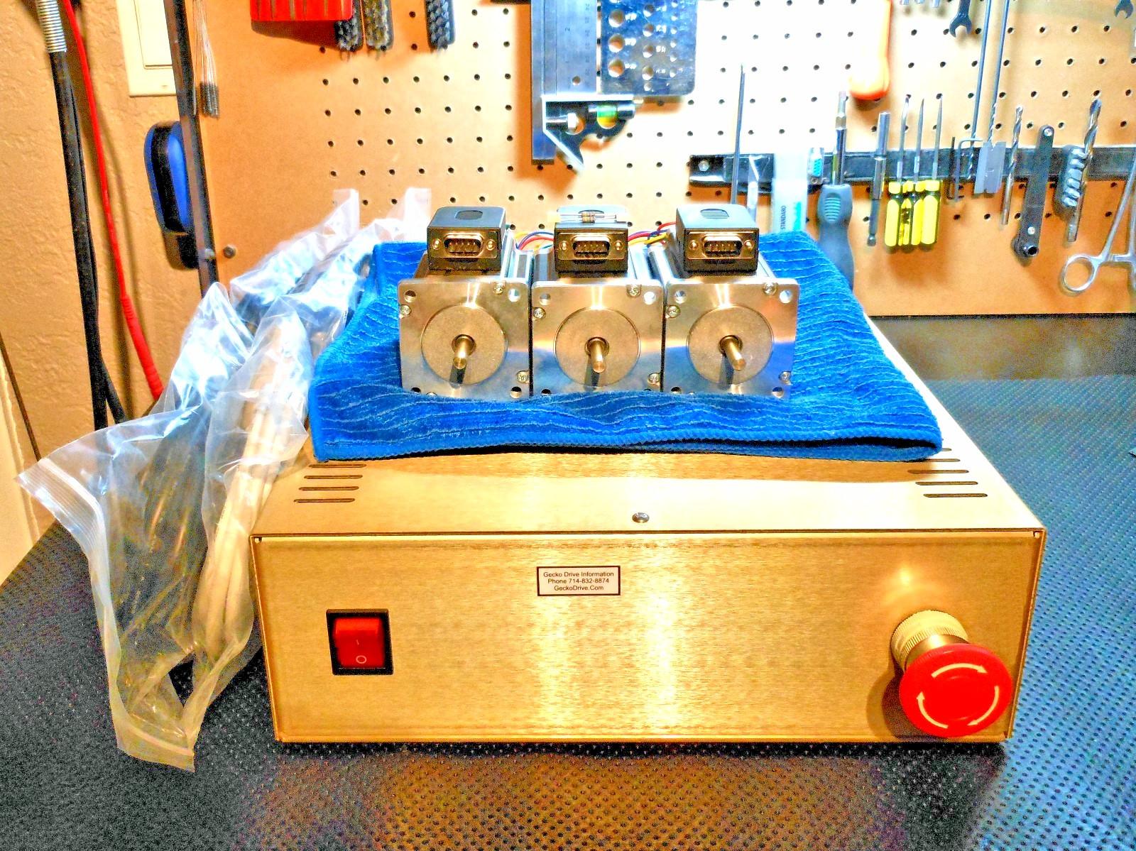 Gecko G540 CNC Control with Nema 23 Motors