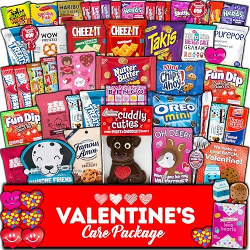 Valentine's Day Cozy Snack & Treat Basket Delight