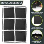 ProsourceFit Thick Puzzle Exercise Mat - Durable Foam