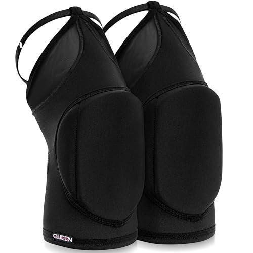 Stay Safe and Stylish with Black Queen Knee Pads
