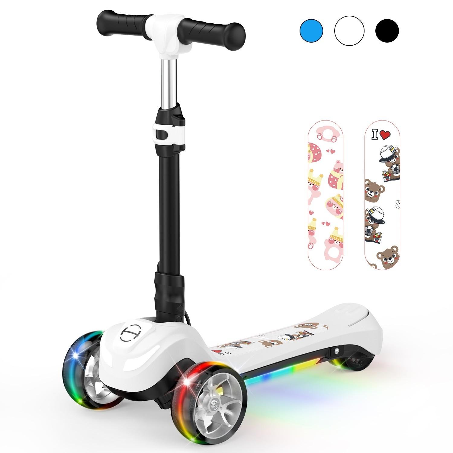 Foldable 3-Wheel Electric Scooter for Kids Fun